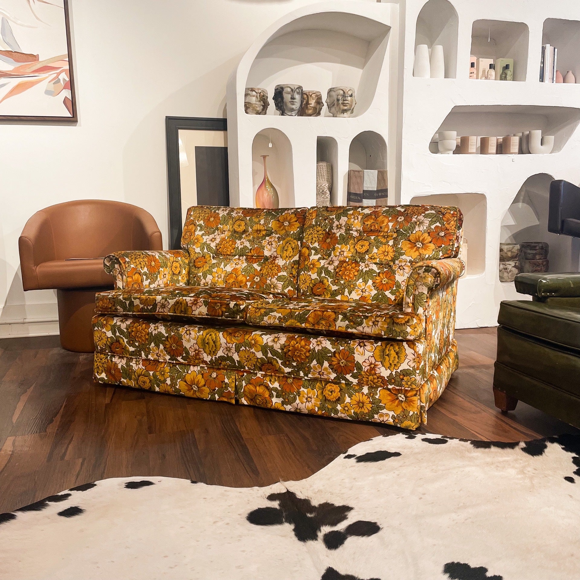 Floral loveseat sofas store